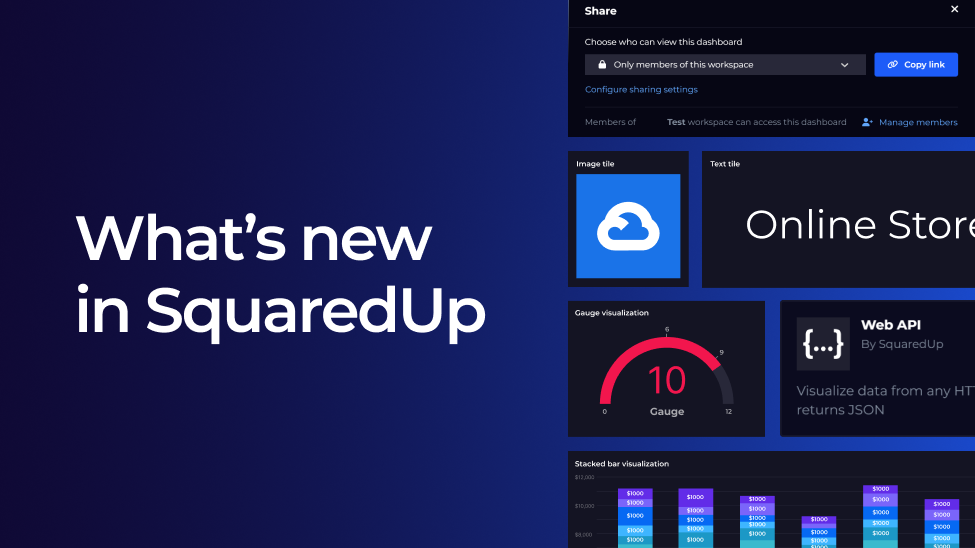 Launching a new dashboarding experience - SquaredUp